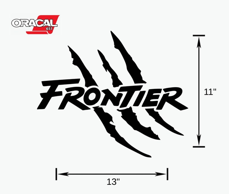 Classic Nissan Frontier Logo/bedside Decals (set of 2) - Etsy