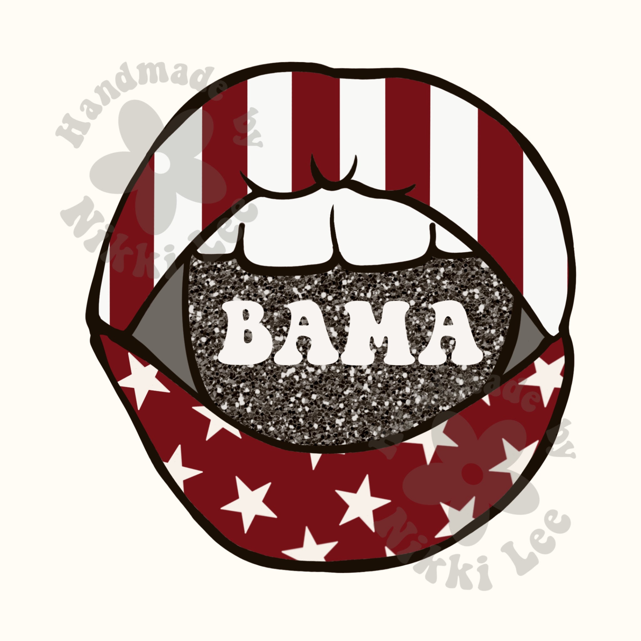 Bama Lip Png, Alabama Png, Football Png, Sport Png, Star Png, Glitter ...