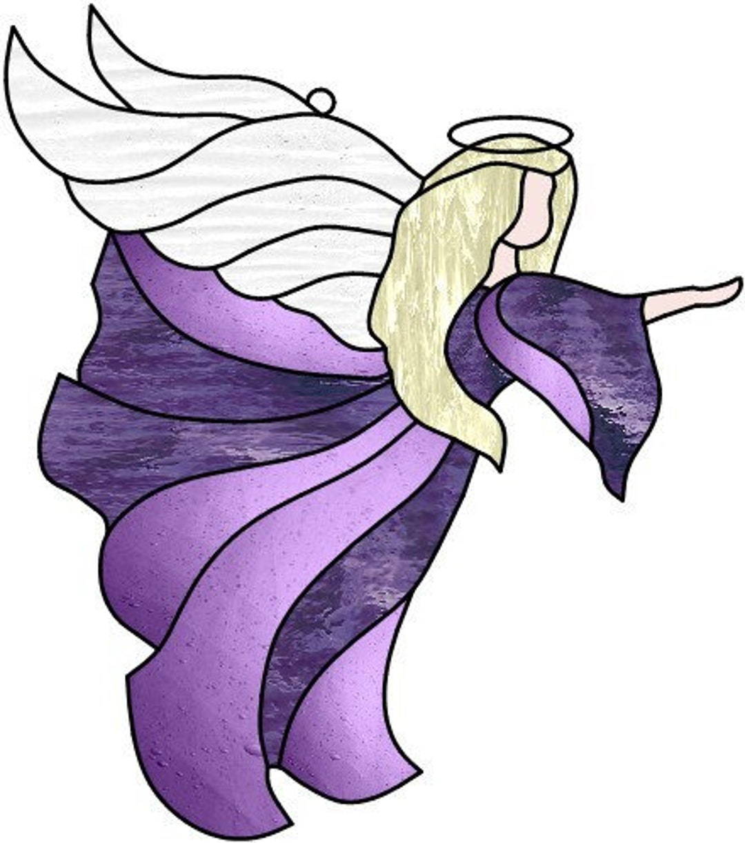 Giving Angel Stained Glass Pattern - Etsy