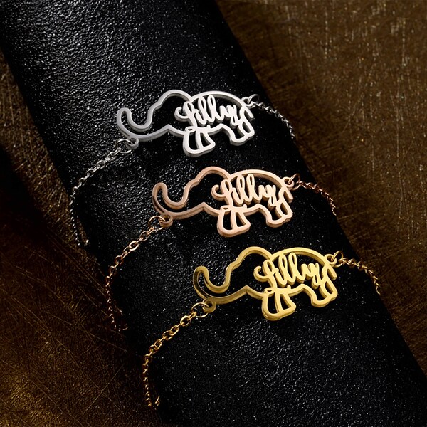 Elephant Bracelet - Etsy