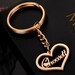 Personalized Custom Name Lovely Heart Keychain Keyring With - Etsy