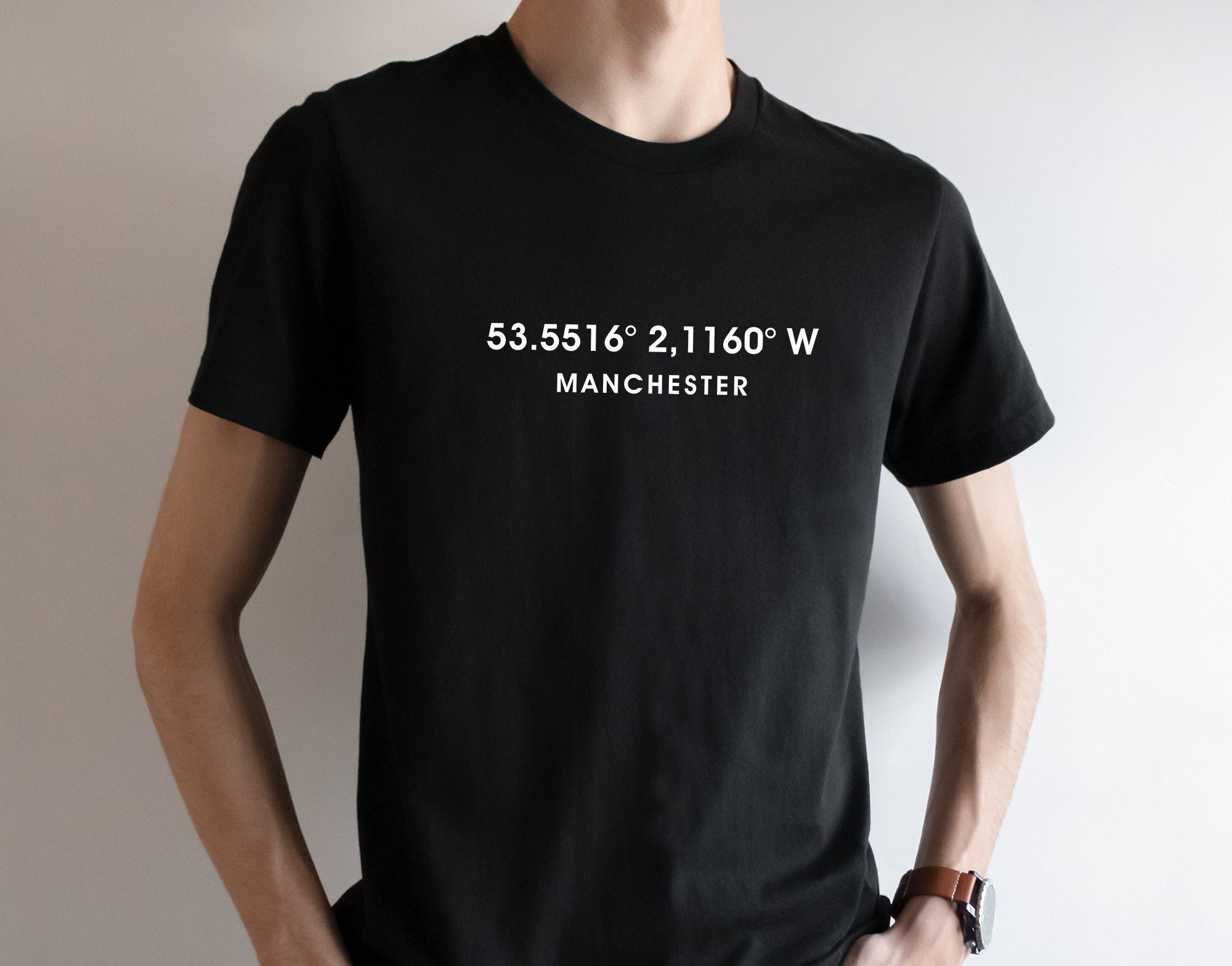 Custom Location Coordinates T-shirt Personalised, Christmas Gift ...