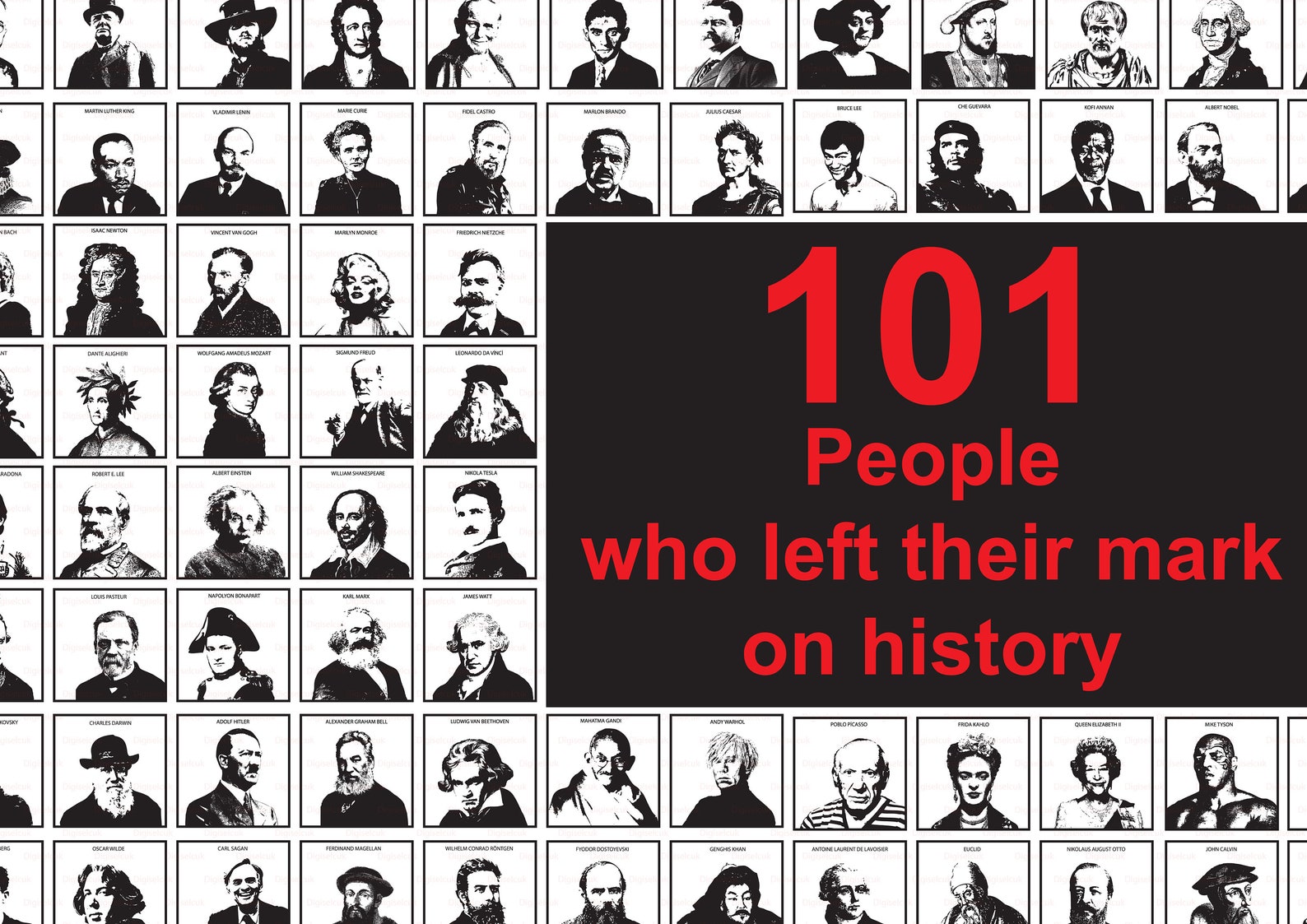 101 People, Silhouette, Clipart, Vector, Famous Faces, Png Portrait ...