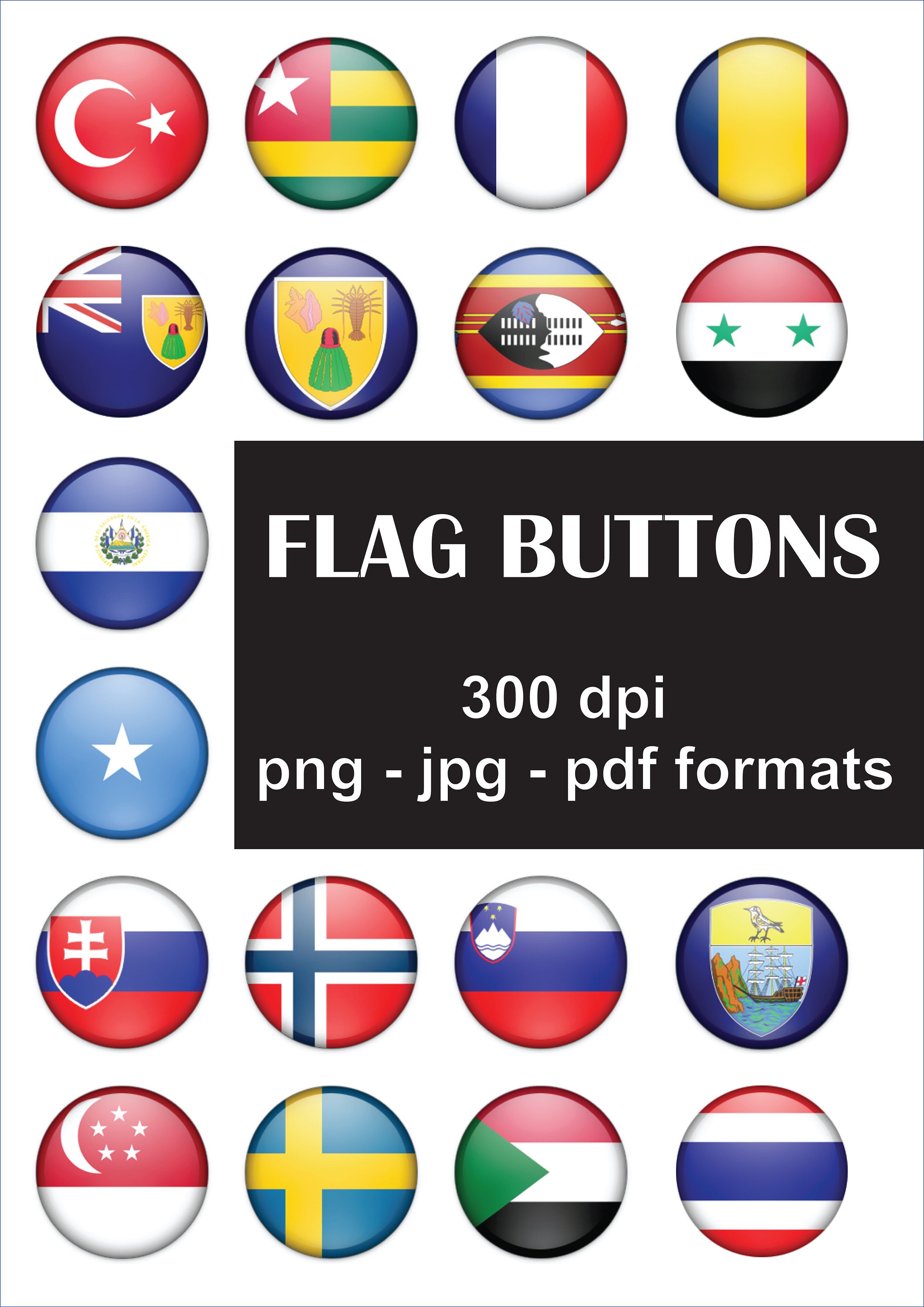 International Flags Clip Art