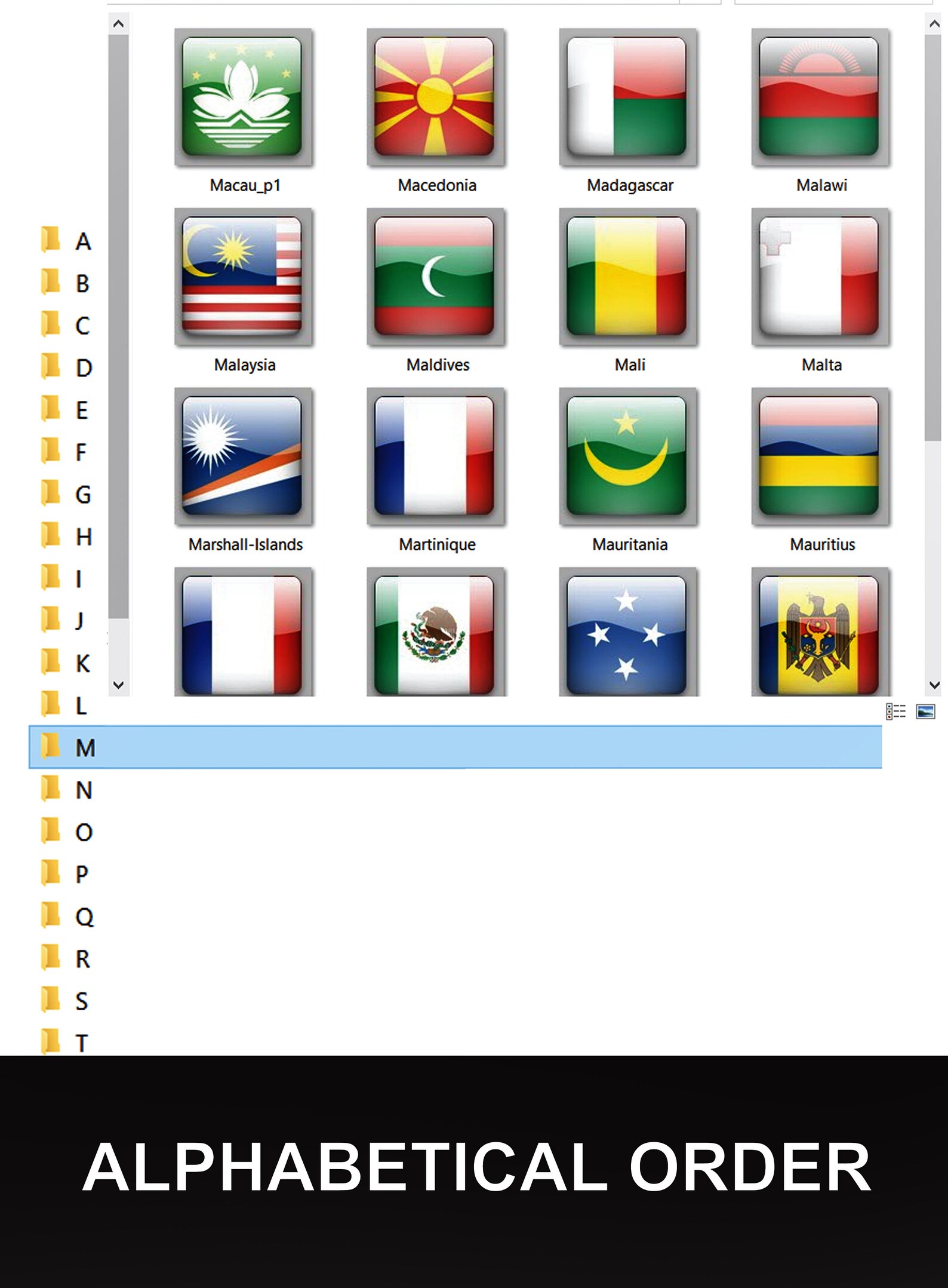 World Countries Flags Button Clip Art-- Flags of the World, PNG-PDF-JPG ...