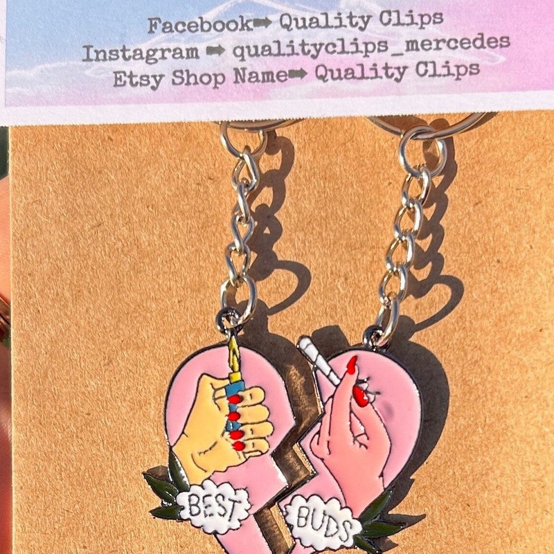 Best Friend Keychain - Etsy