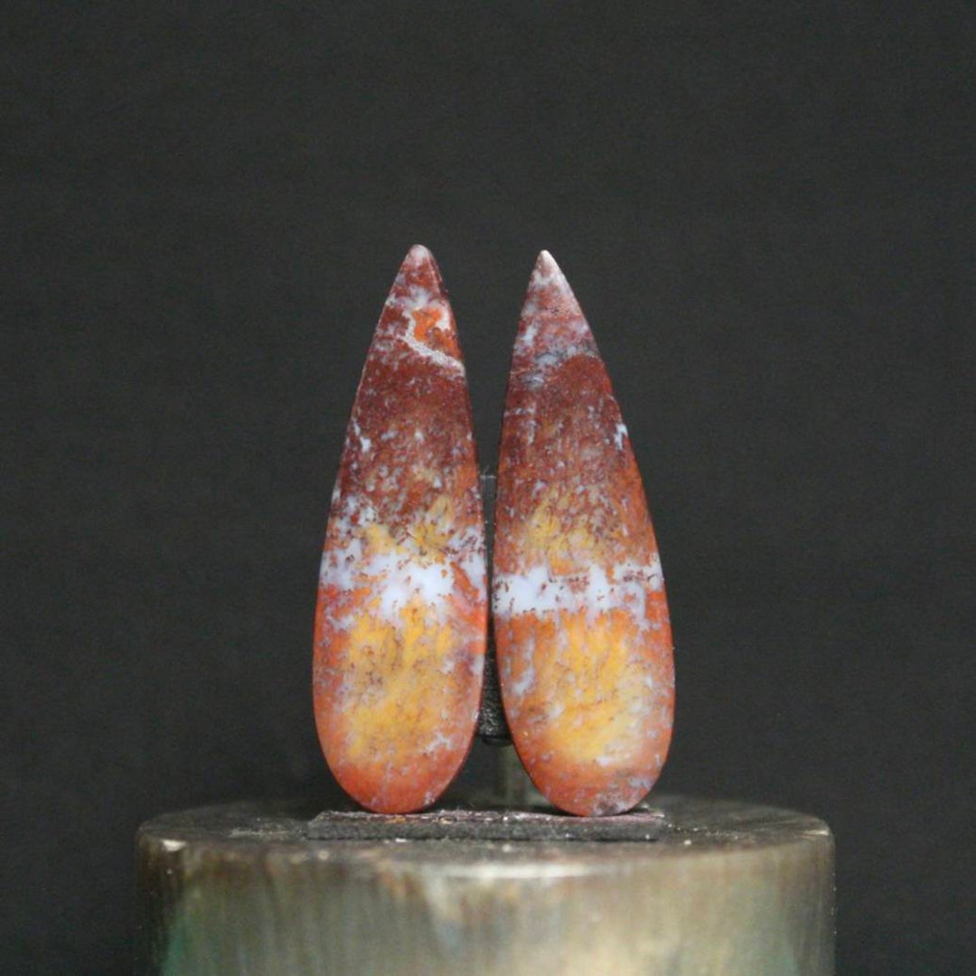Canadian River Plume Jasper Pair - Etsy