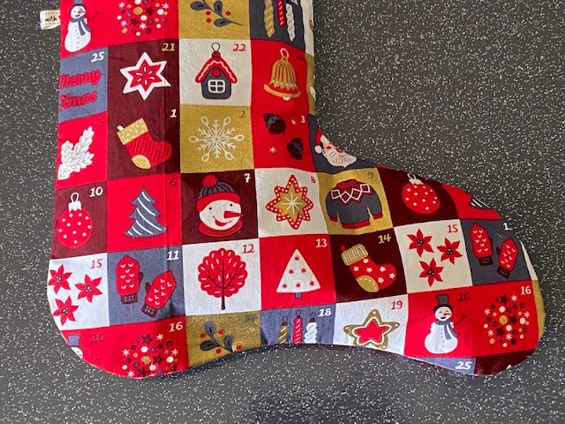 Christmas Stocking / Christmas Stocking / Hanging Gift Bag - Etsy