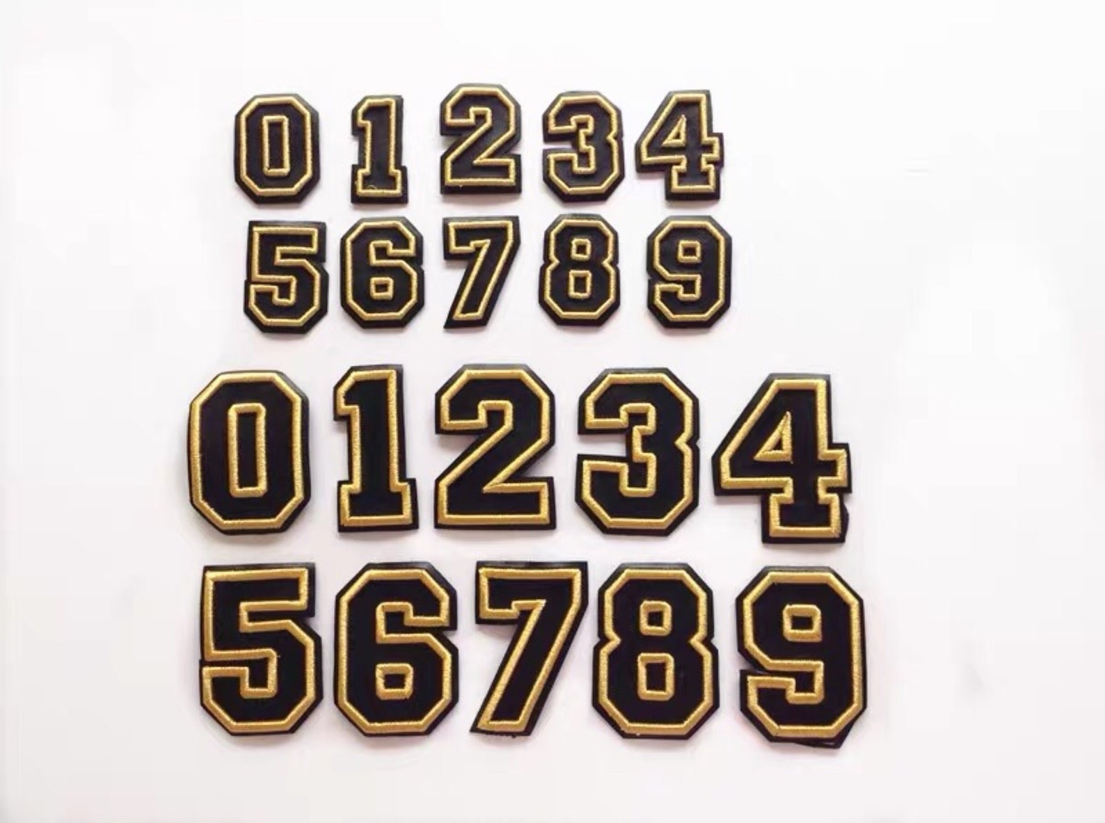 Number Patch /embroidered Patch /iron on Patch /sew on Patch /uniforms ...