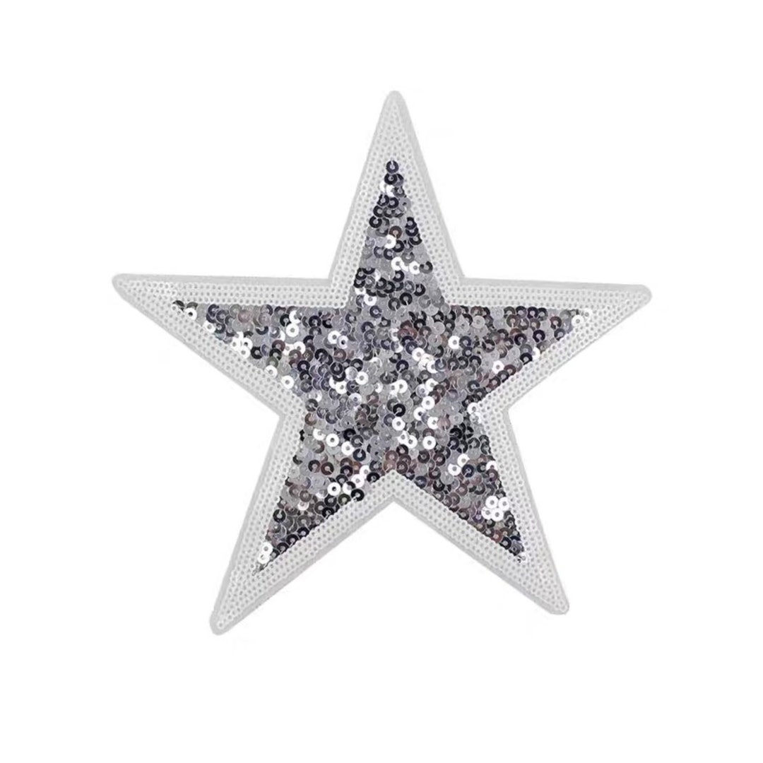 Sequined Star Large Patch / Back Patch/embroidered Patch/cartoon Image ...