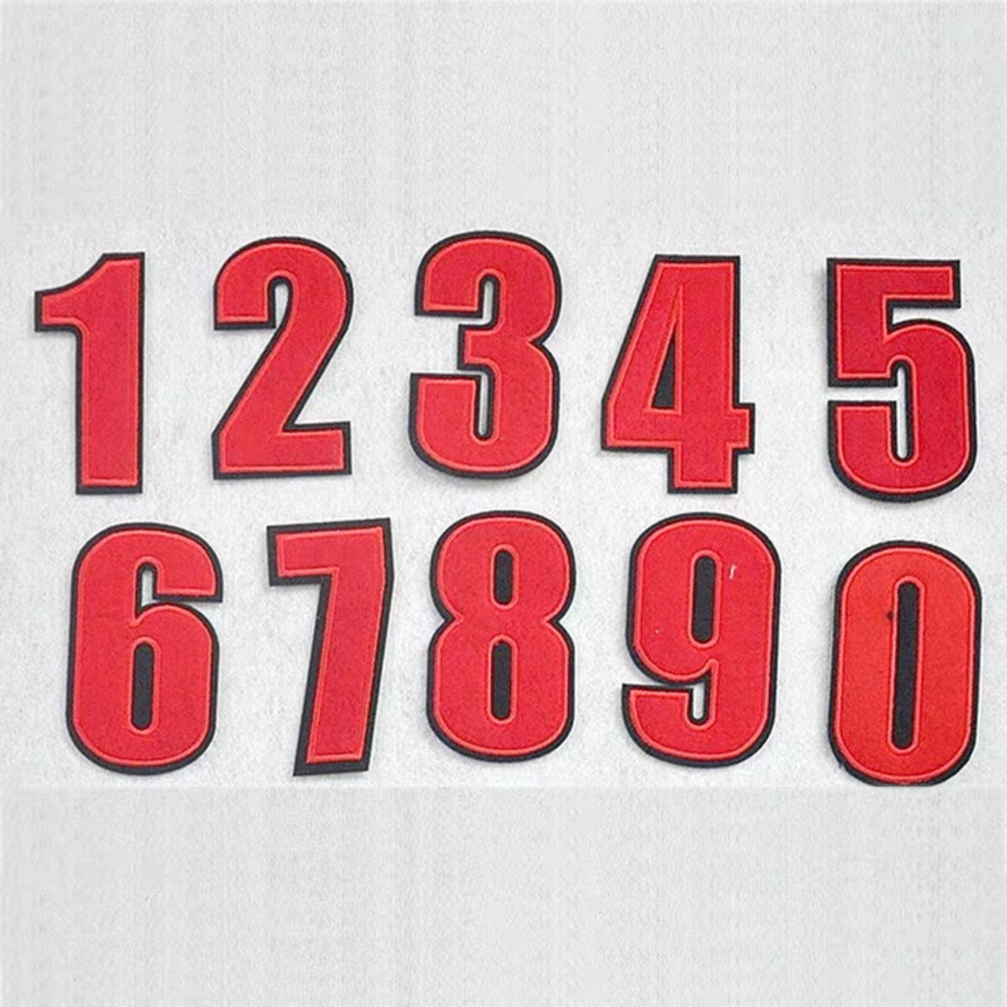 Large Number Patch /embroidered Patch /iron on Patch /sew on - Etsy