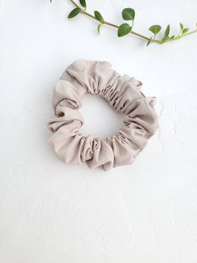 3packs Cotton Hair Scrunchies Neutral Color Hair Scrunchies - Etsy Canada