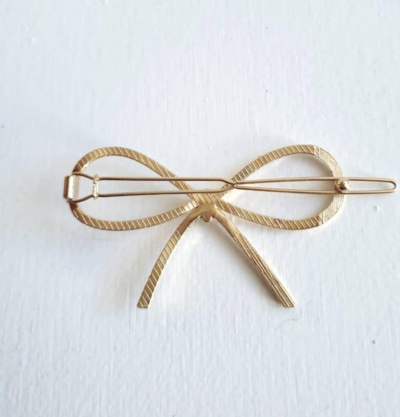 Minimalist accent gold hair pins Geometric golden hair | Etsy