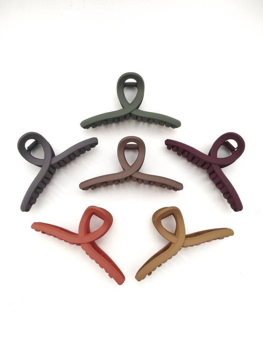 Matte Claw Hair Clip | Large Size Hair Claw | Acrylic Hair Clip ...