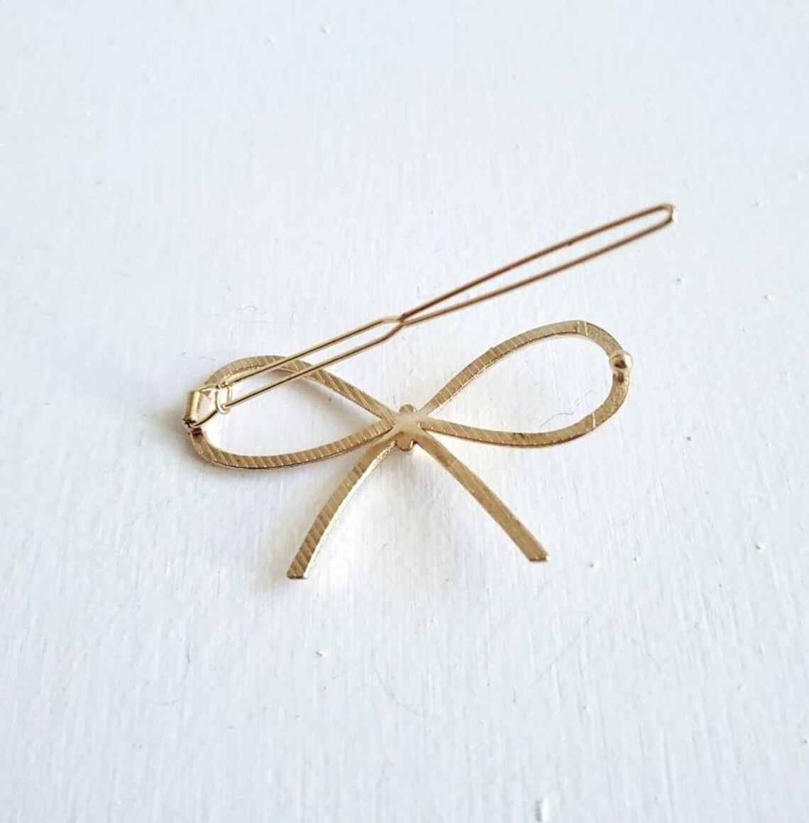 Minimalist accent gold hair pins Geometric golden hair | Etsy