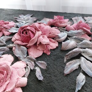 Bas-relief, 3D Roses, Sculpture Painting With Plaster,flowers With ...