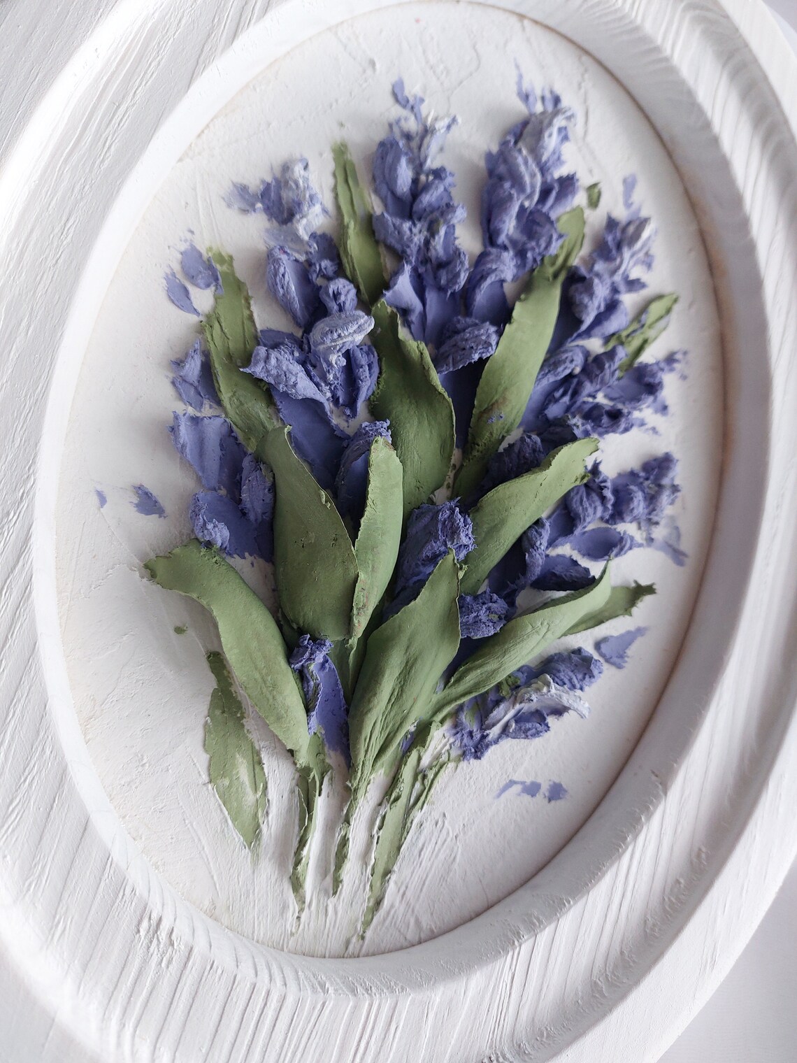 Sculpture Painting Lavender, Sculpture Art, Three-dimensional Gypsum ...