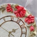 Clocks Using Sculptural Painting Technique, Floral Clocks, Wall Clocks ...