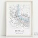 Wall Art Map Print of Fort Dix, New Jersey-joint Base Mcguire–dix ...