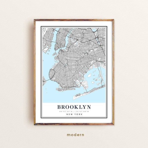 Brooklyn Poster - Etsy
