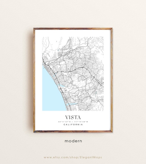 Mapa De Vista California Los Angeles & Hollywood Stadtplan