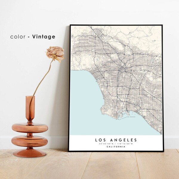Los Angeles Poster - Etsy