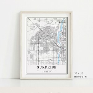Surprise Arizona Map, Surprise AZ Map, Surprise City Map, Surprise ...