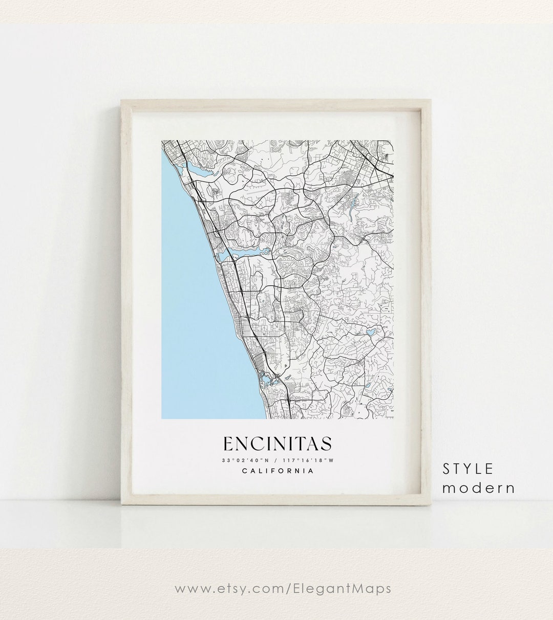 Encinitas Kalifornien Karte, Encinitas CA Karte, Encinitas Stadt karte ...