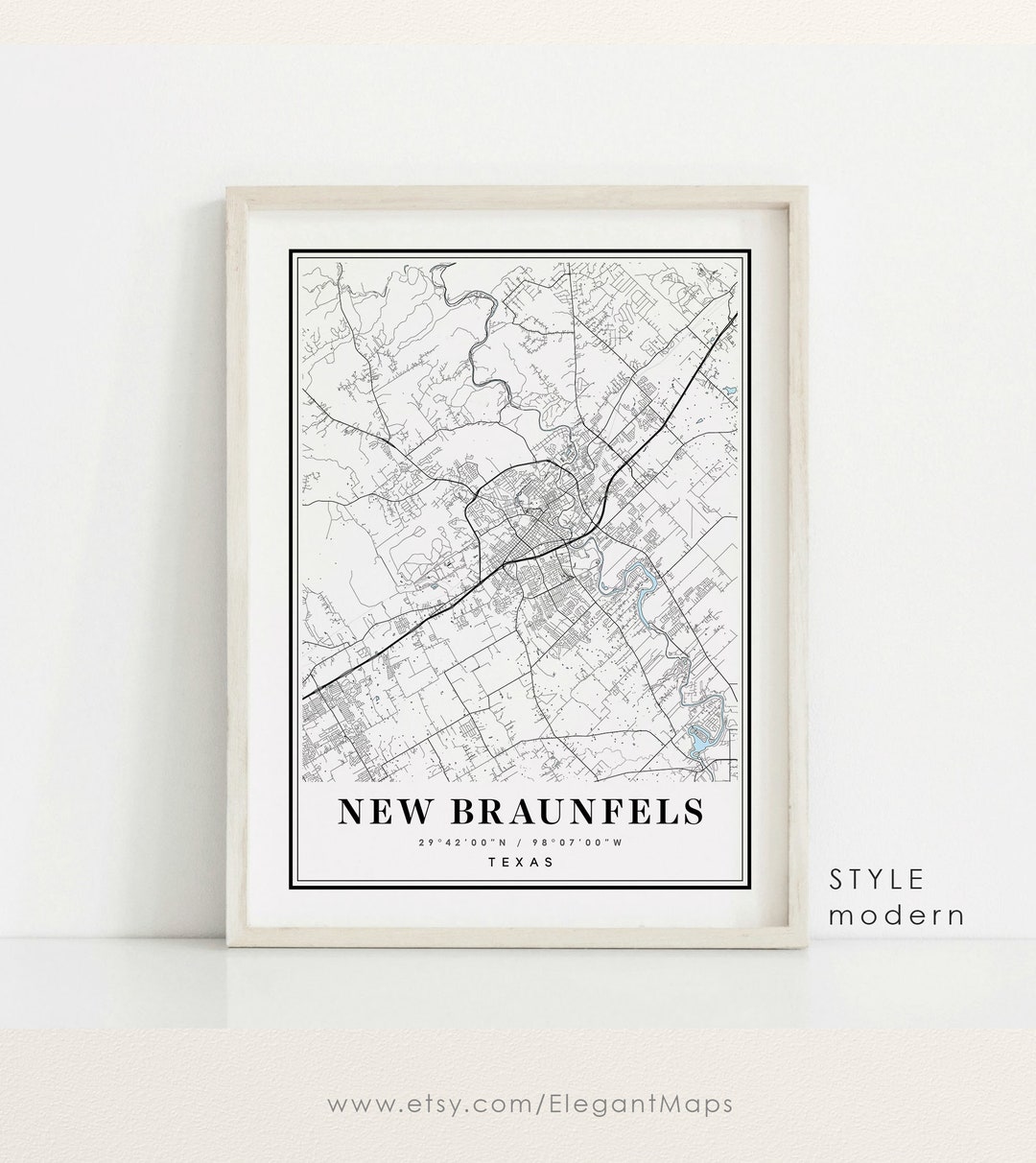 New Braunfels Texas Map, New Braunfels TX Map, New Braunfels City Map ...