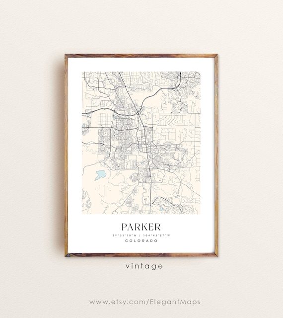 Parker Colorado Street Map Parker Colorado Map, Parker CO Map, Parker