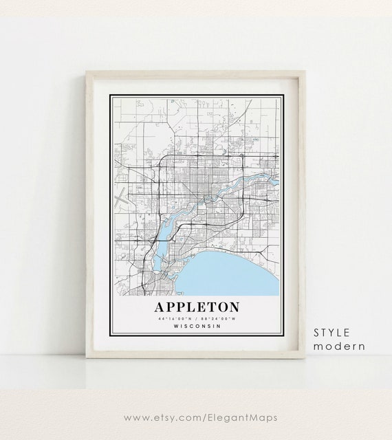 Appleton Wi Map
