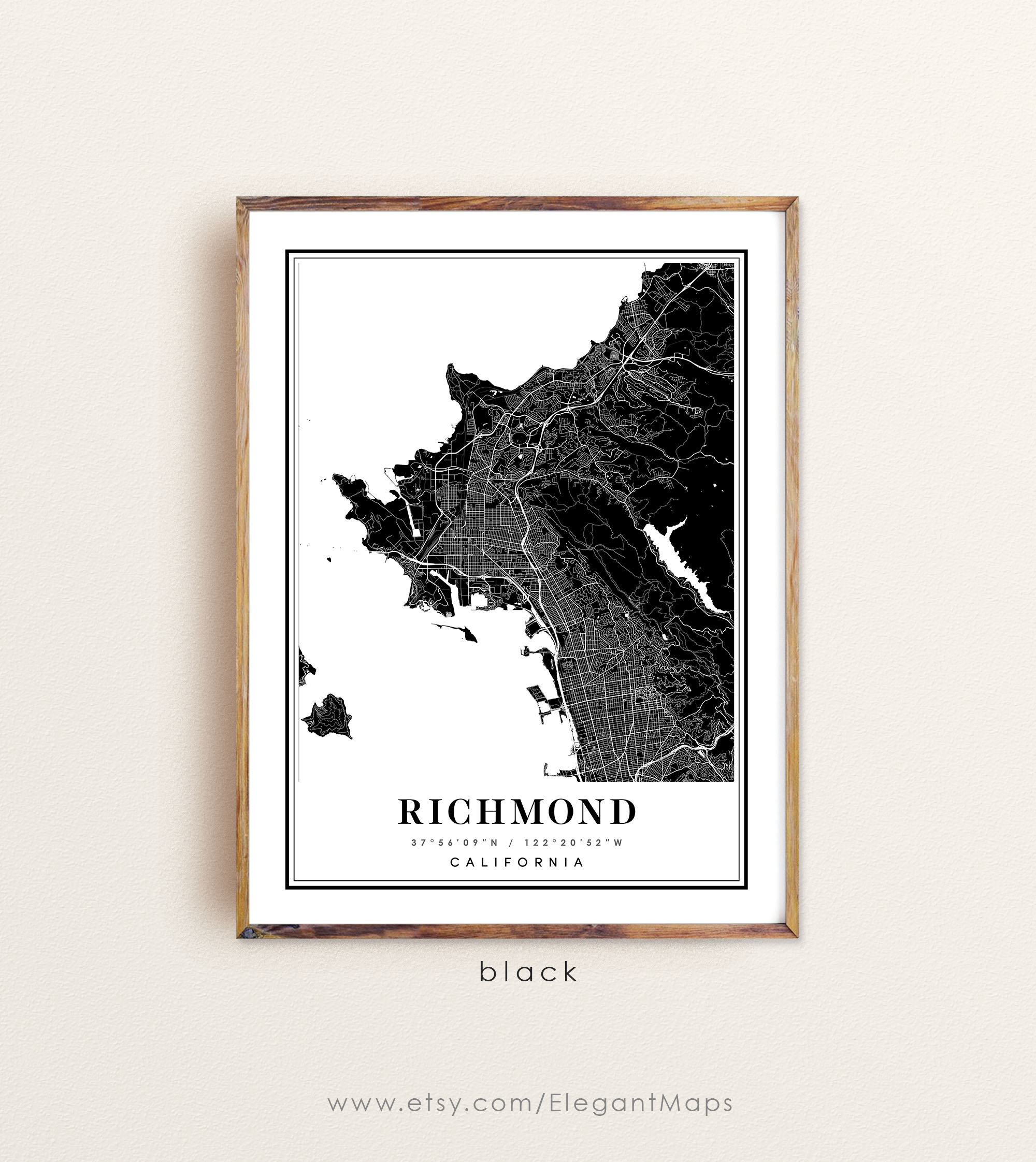 Richmond California Map, Richmond CA Map, Richmond City Map, Richmond ...