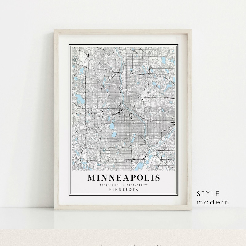 Minneapolis Poster - Etsy