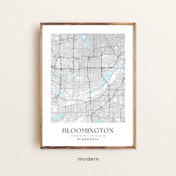 Bloomington Poster - Etsy