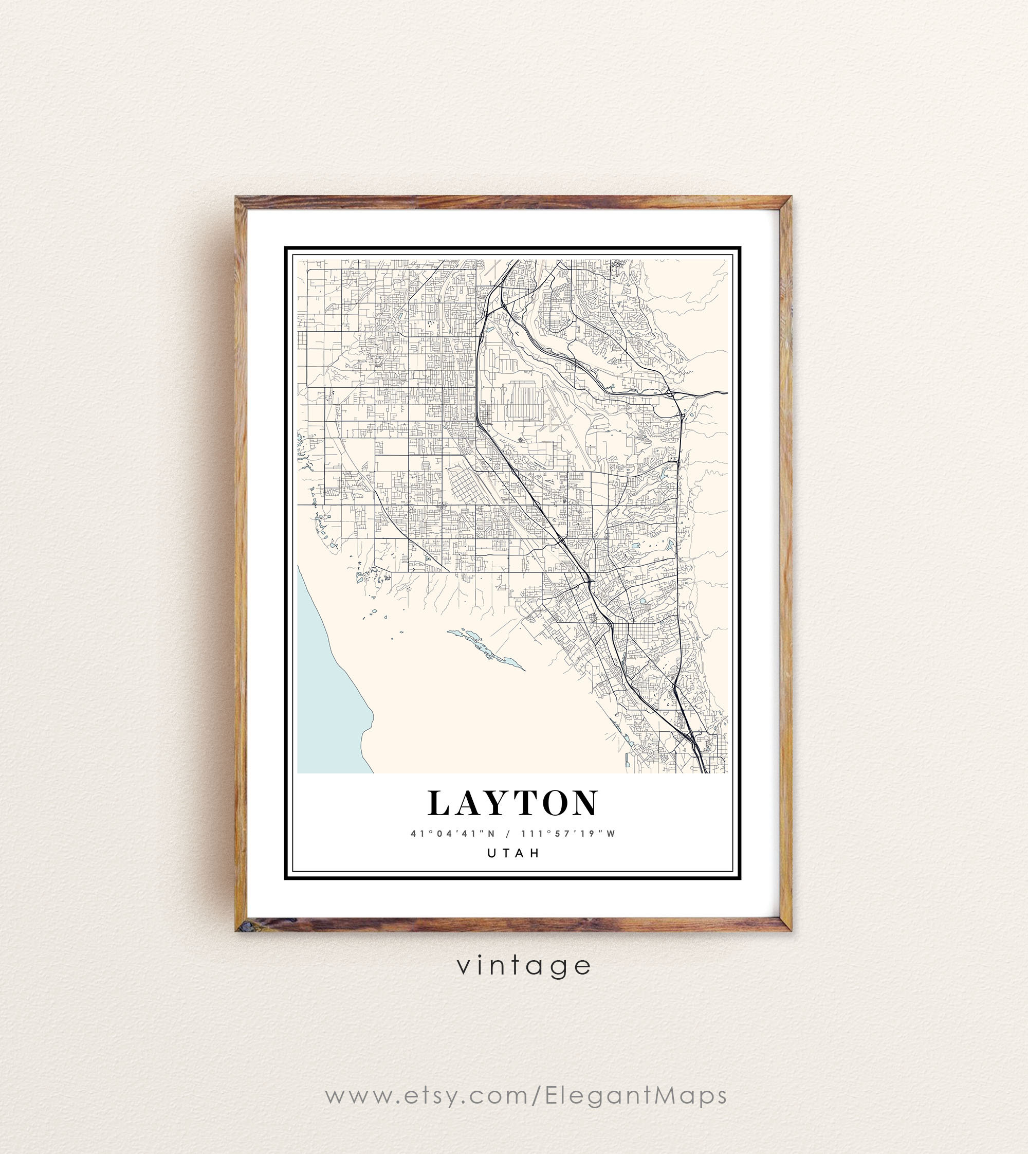 Layton Utah Map Layton UT Map Layton City Map Layton Print - Etsy