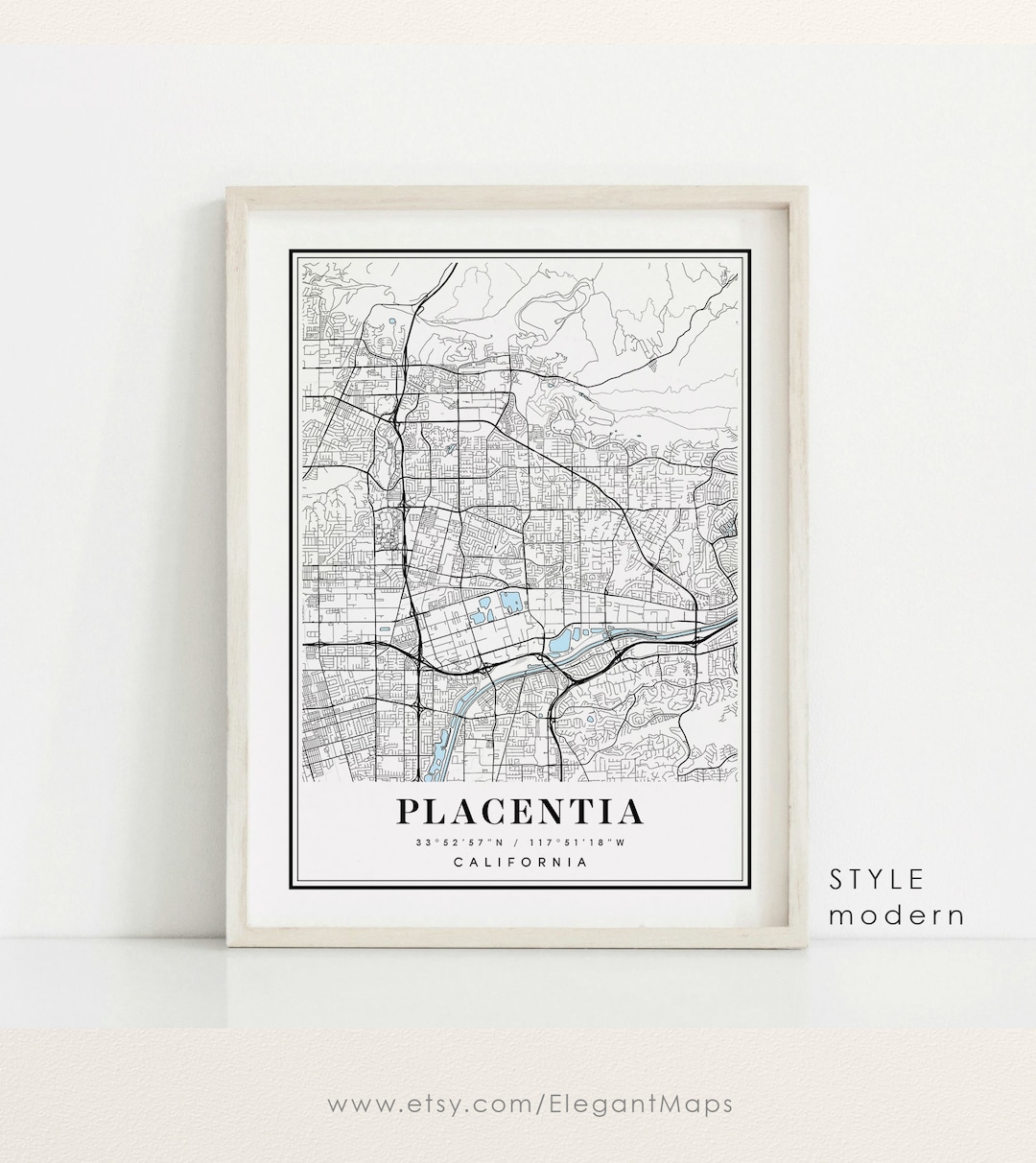 Placentia California Map, Placentia CA Map, Placentia City Map ...