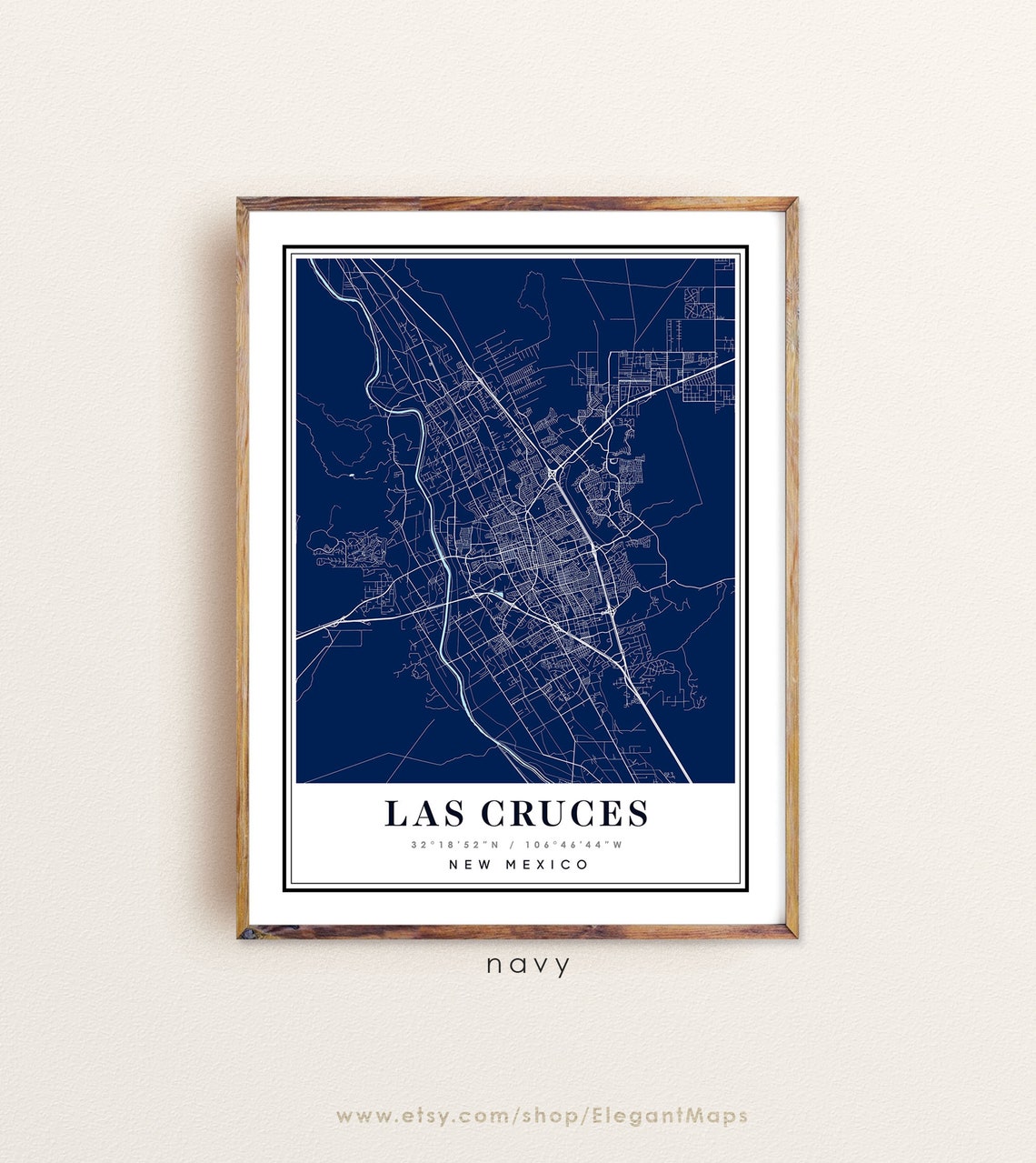 Las Cruces New Mexico map Las Cruces NM map Las Cruces city | Etsy