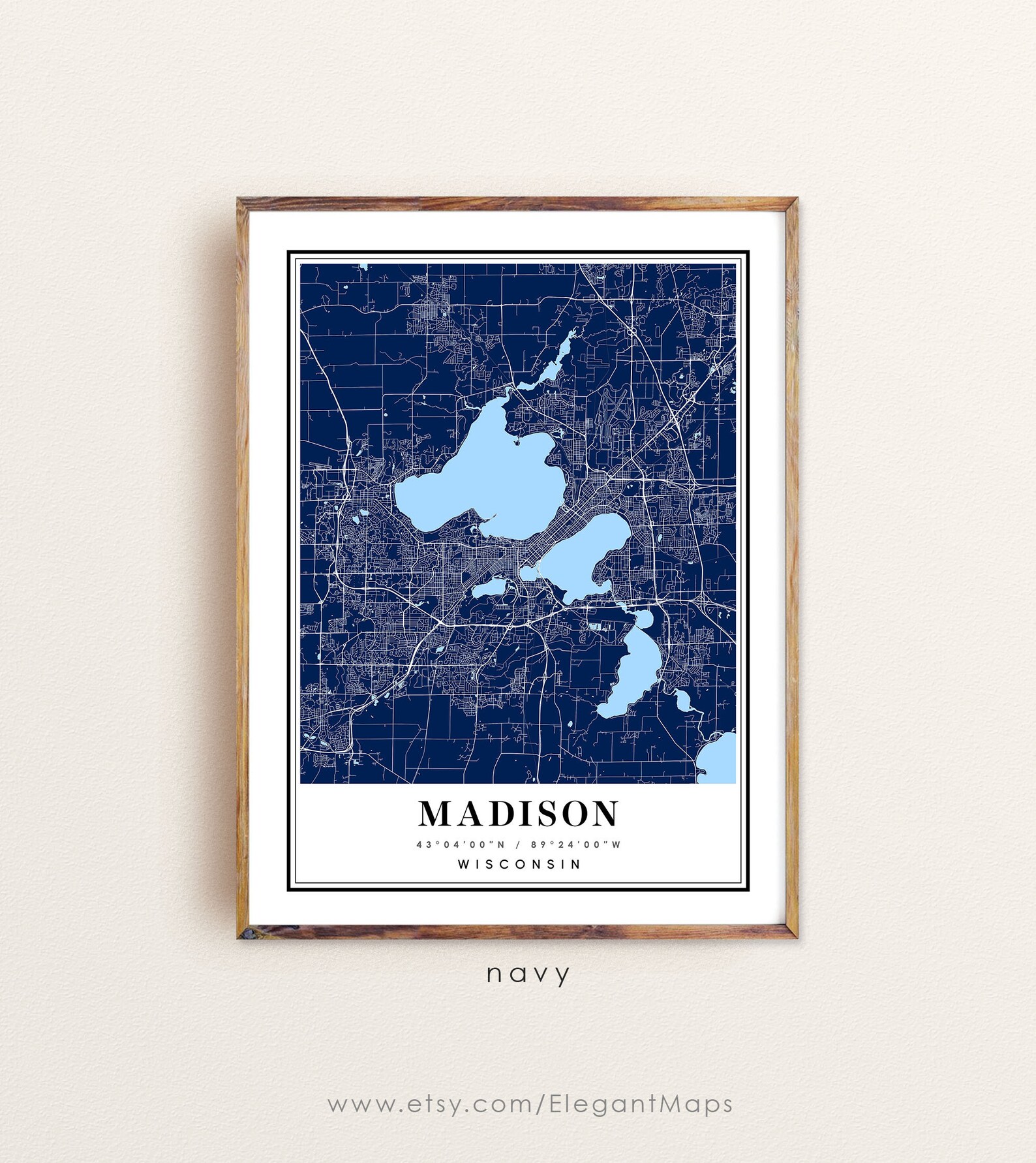 Madison Wisconsin Map Madison WI Map Madison City Map - Etsy