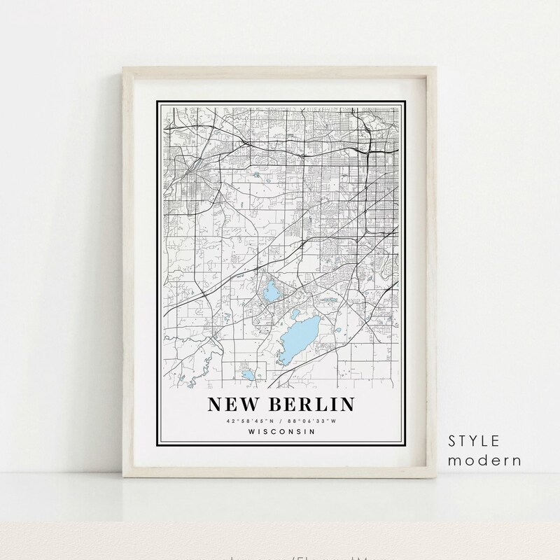 Berlin Map - Etsy