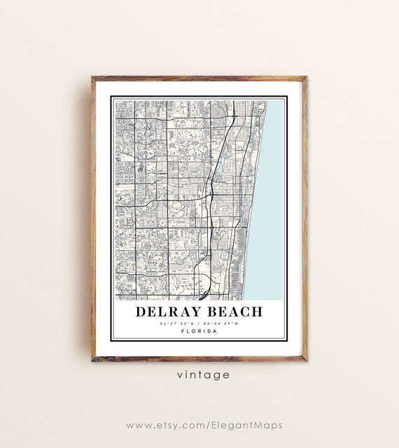 Mapa De Florida Delray Delray Beach Florida Street Map 1217100