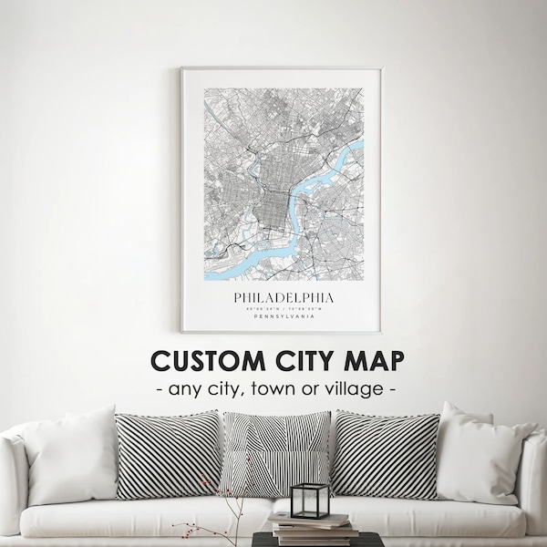 Custom Map - Etsy