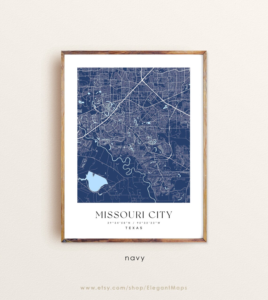 Missouri City Texas Map Missouri City TX Map Missouri City - Etsy