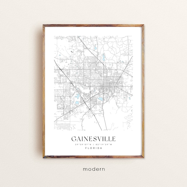 Gainesville Poster - Etsy