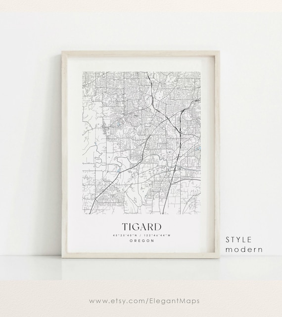 Tigard Oregon Map Of Streets