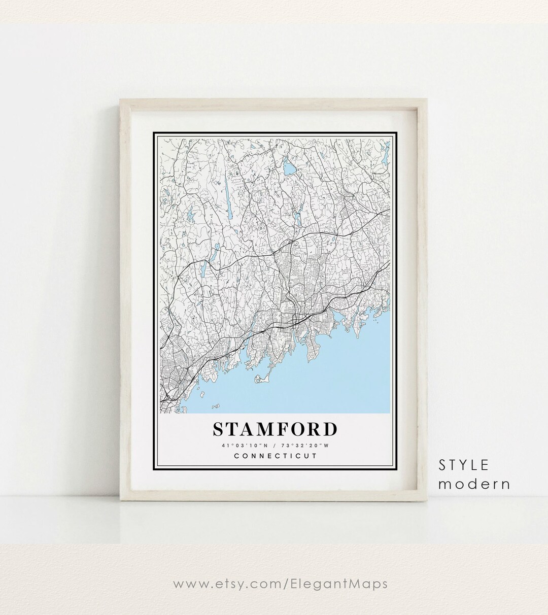 Stamford Connecticut Map, Stamford CT Map, Stamford City Map, Stamford ...