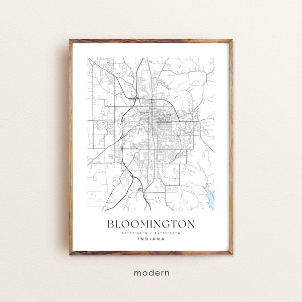 Bloomington Poster - Etsy