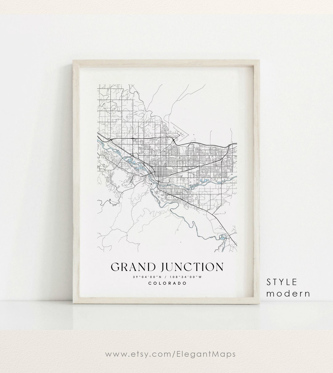 Grand Junction Colorado Map, Grand Junction CO Map, Grand Junction City ...