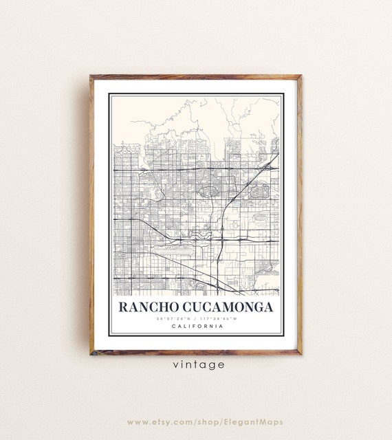 Rancho Cucamonga California Map Rancho Cucamonga ZIP Code Map | Rancho