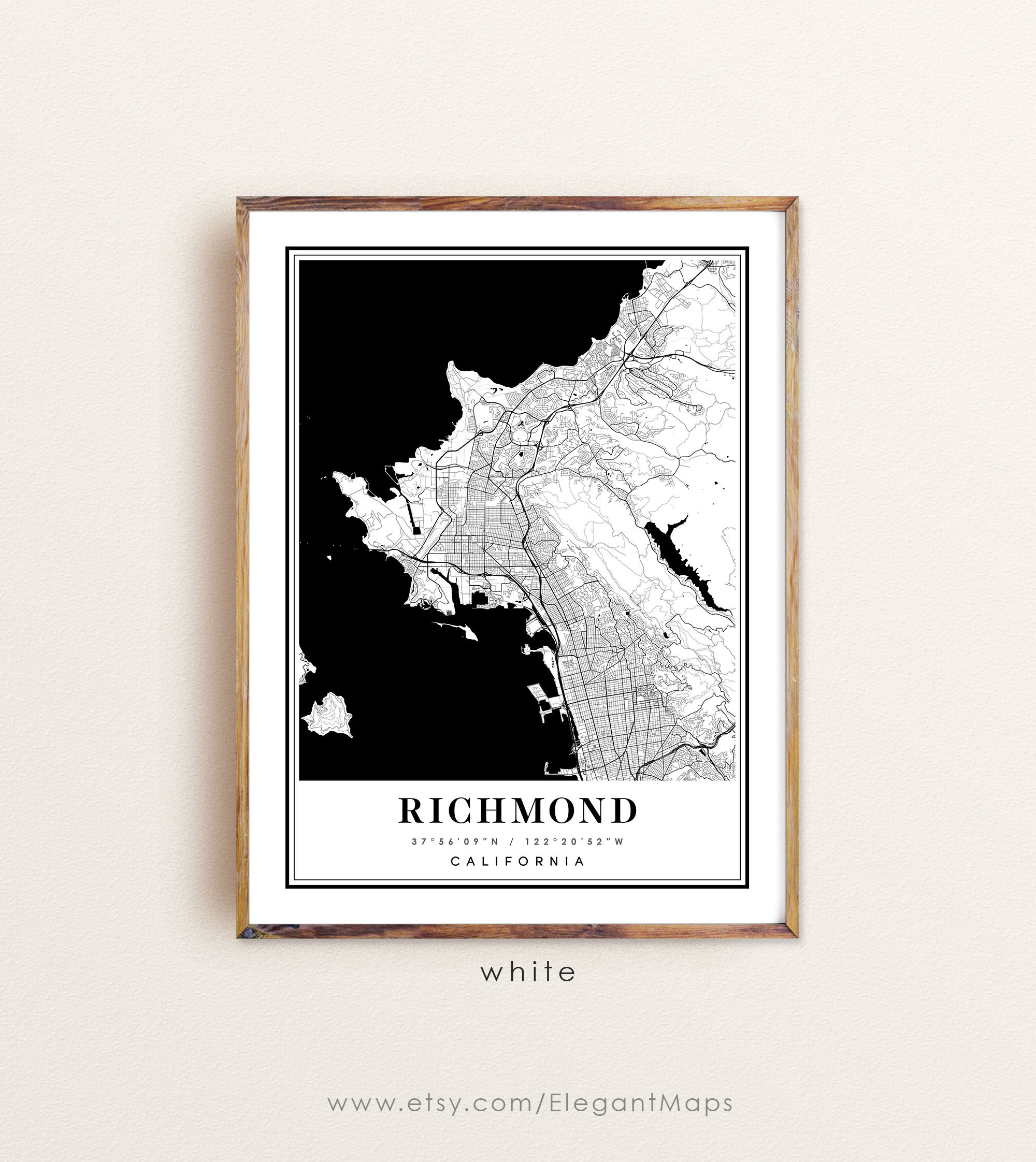 Richmond California Map, Richmond CA Map, Richmond City Map, Richmond ...