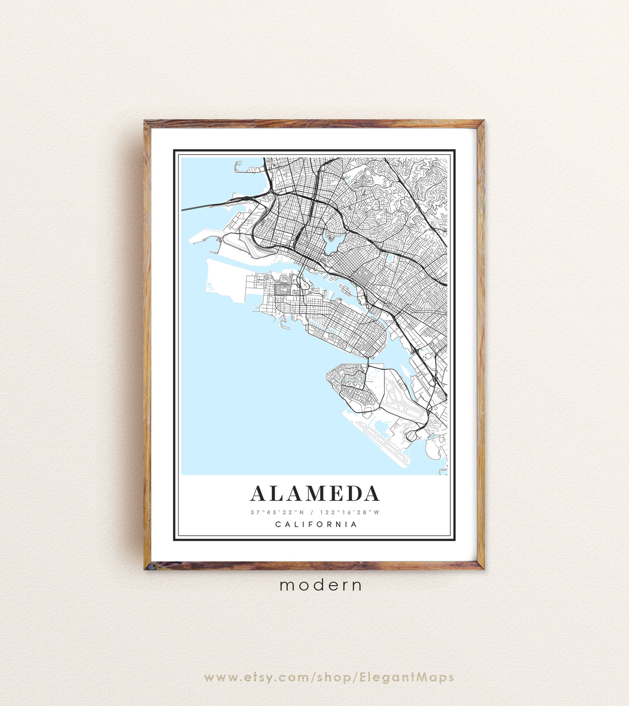 Alameda California Map